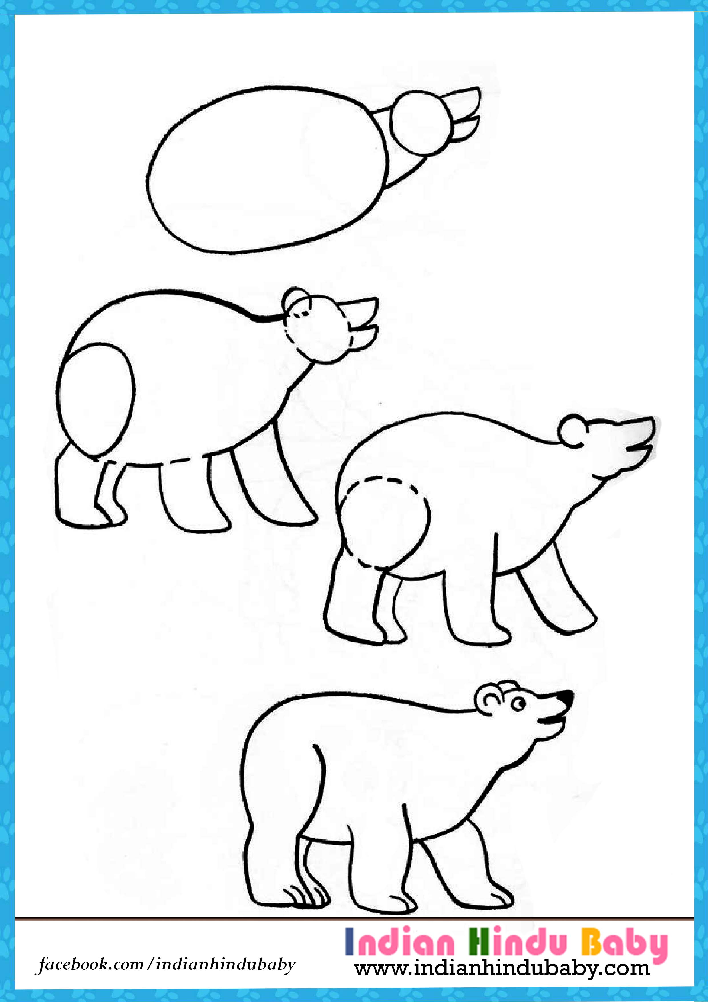 Bear Drawings For Kids